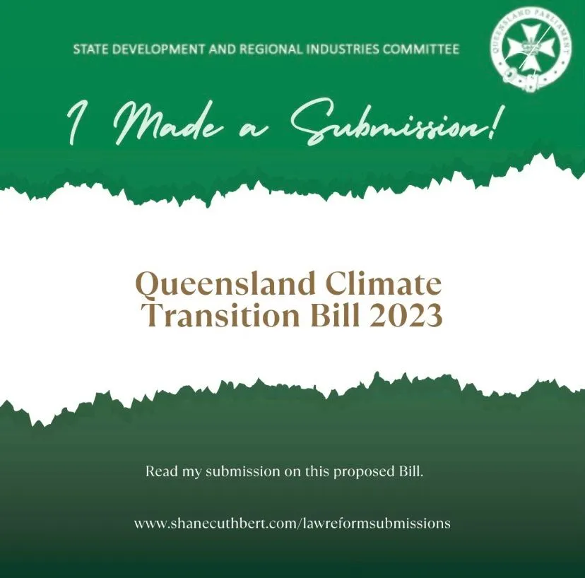 CLIMATE TRANSITION BILL 2023